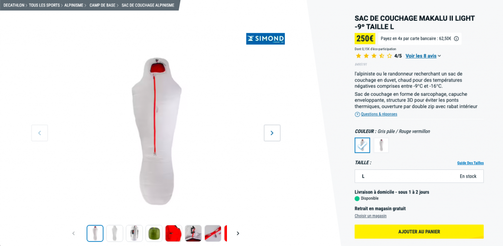 MAKALU II Light SIMOND [ Test 2023 ] : pour le grand froid